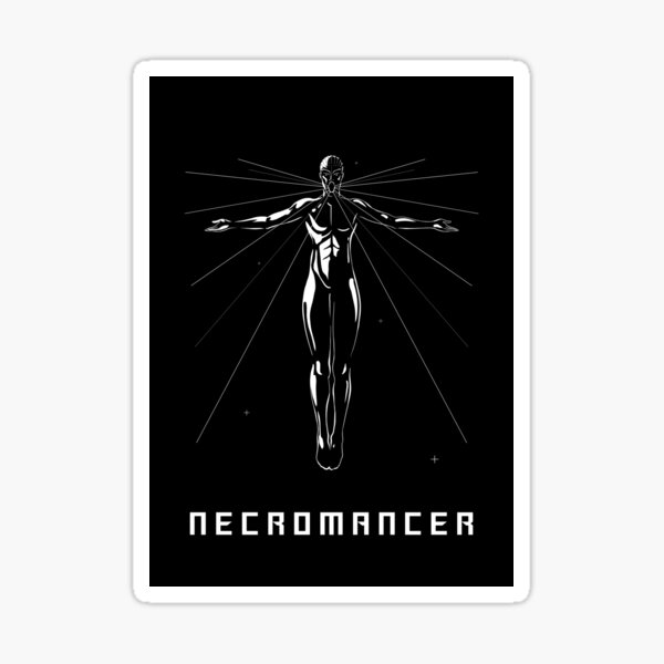 "necromancer" Sticker by 7115 | Redbubble