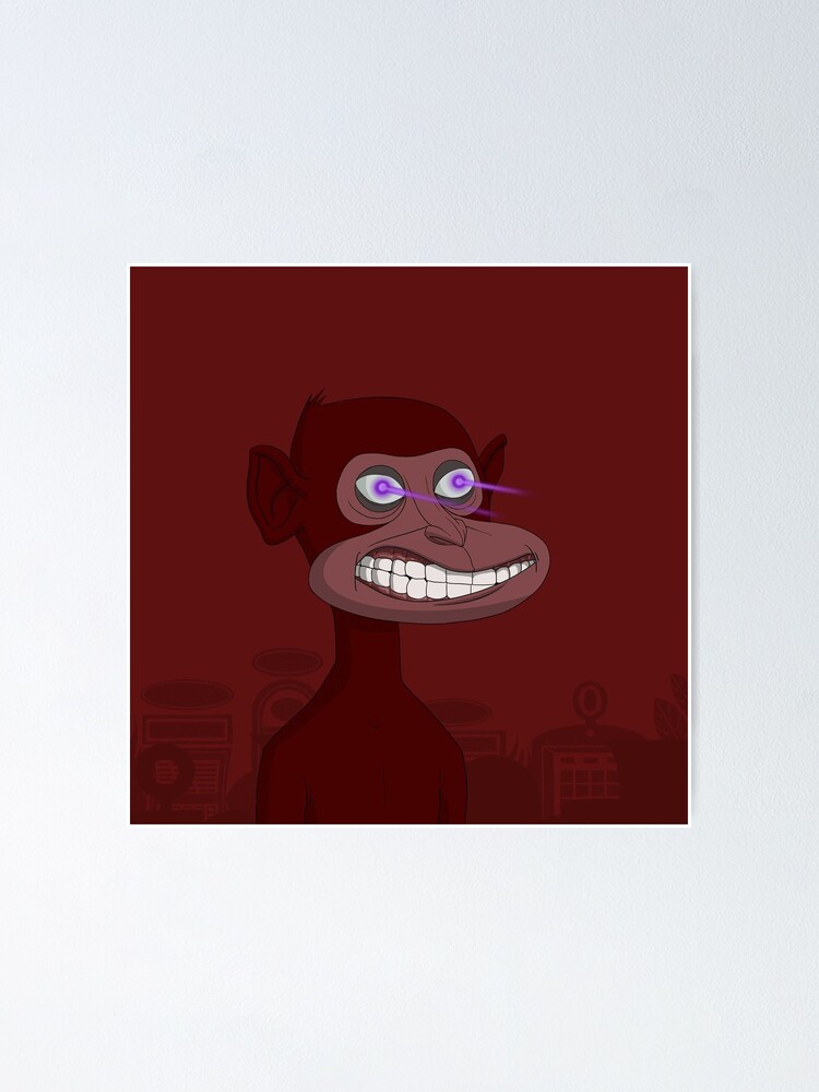 "Monkey NFT shirt 36342" Poster for Sale by NFT-Merch | Redbubble