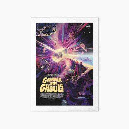 "Aesthetic Gamma Ray Ghouls poster art - NASA poster planets" Art Board ...