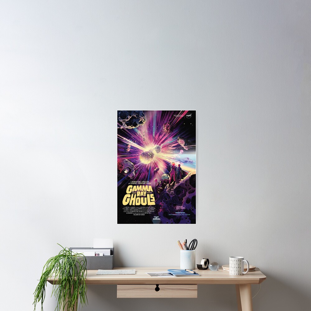 "Aesthetic Gamma Ray Ghouls poster art - NASA poster planets" Poster ...