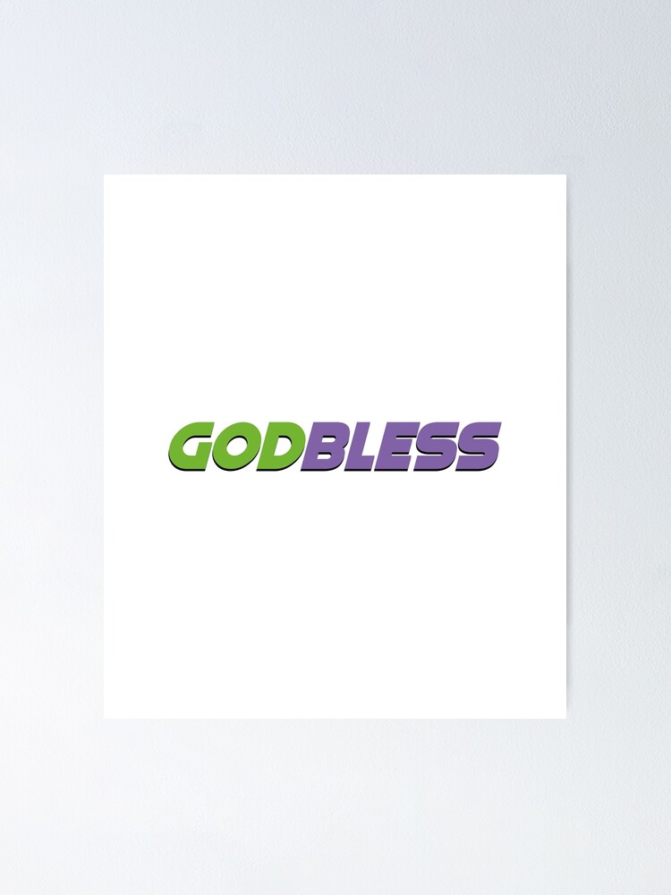 "godbless - minimalistic urban design" Poster for Sale by katiamelnik | Redbubble