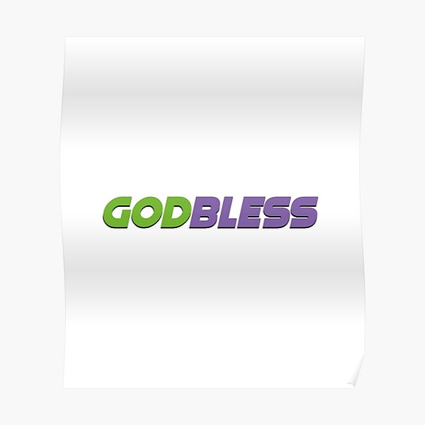 "godbless - minimalistic urban design" Poster for Sale by katiamelnik | Redbubble