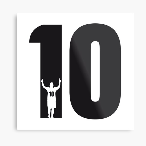"Lionel Messi GOAT 10" Metal Print for Sale by fcbcule | Redbubble