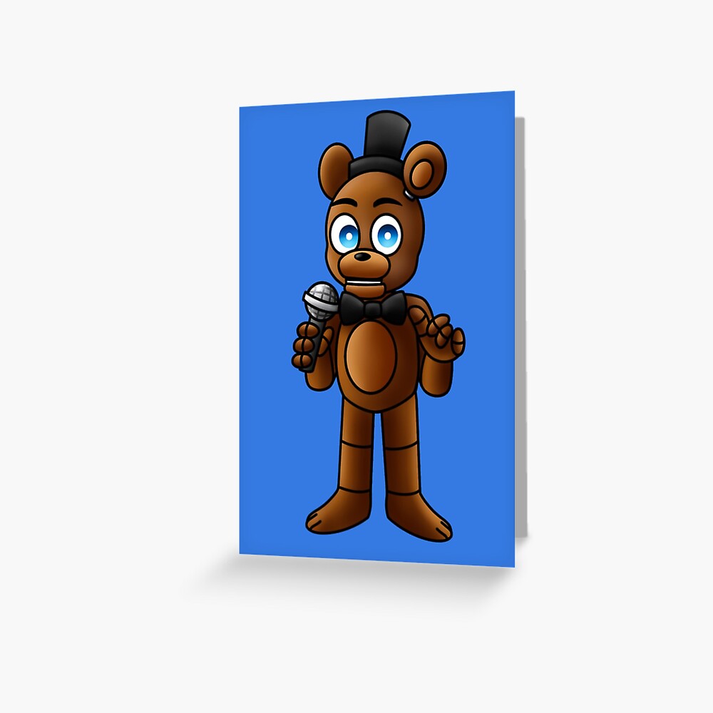 "Freddy Fazbear" Greeting Card by SketchArtz | Redbubble
