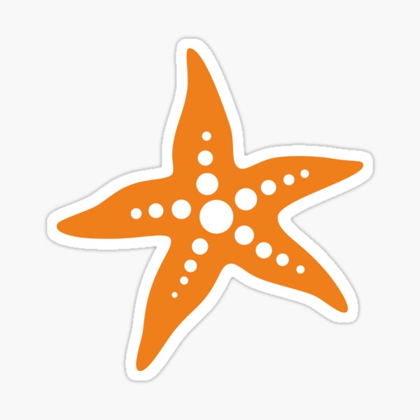 "Starfish. Sea star" Sticker by etraveler | Redbubble