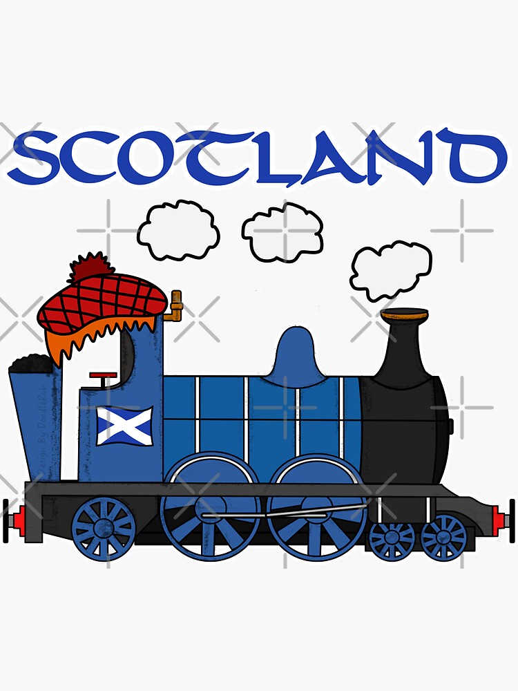 Scotland Steam Train Scottish Flag St Andrews Day Sticker By Doodlerob Redbubble scotland-steam-train-scottish-flag-st-andrews-day-sticker-by-doodlerob-redbubble