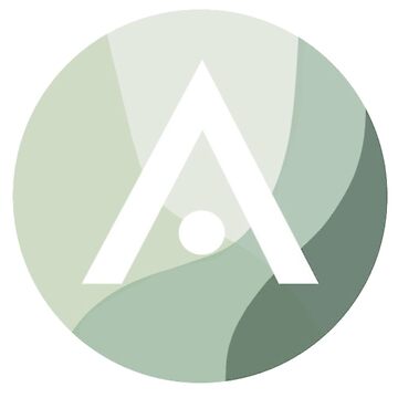 "Sage Green Aveda Logo" Sticker for Sale by Dalaura | Redbubble