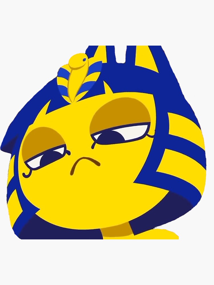 "Ankha Zone " Sticker for Sale by Korepbubs | Redbubble