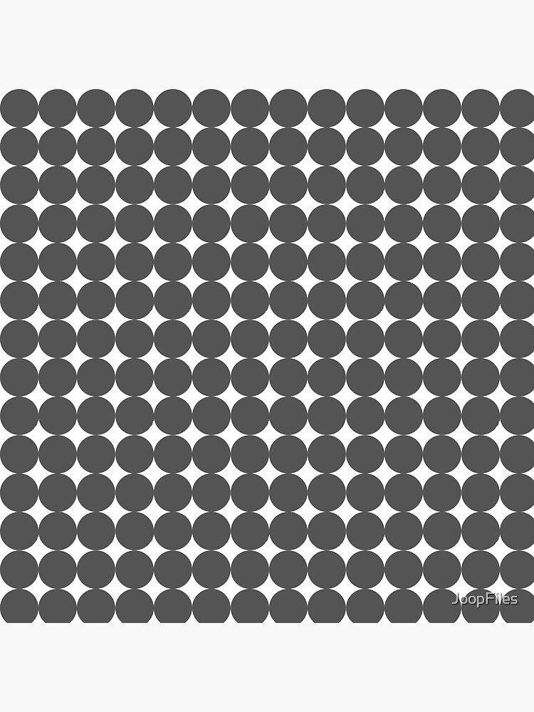 "Retro Mod Charcoal Grey Circles" Sticker for Sale by JoopFiles | Redbubble