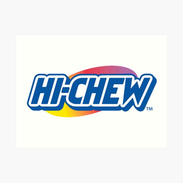 "Hi-Chew Logo" Art Print for Sale by PopNiche20202 | Redbubble