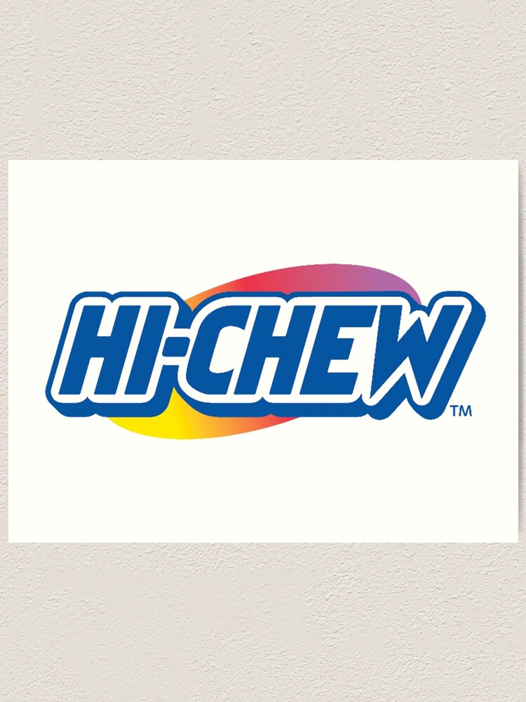 "Hi-Chew Logo" Art Print for Sale by PopNiche20202 | Redbubble