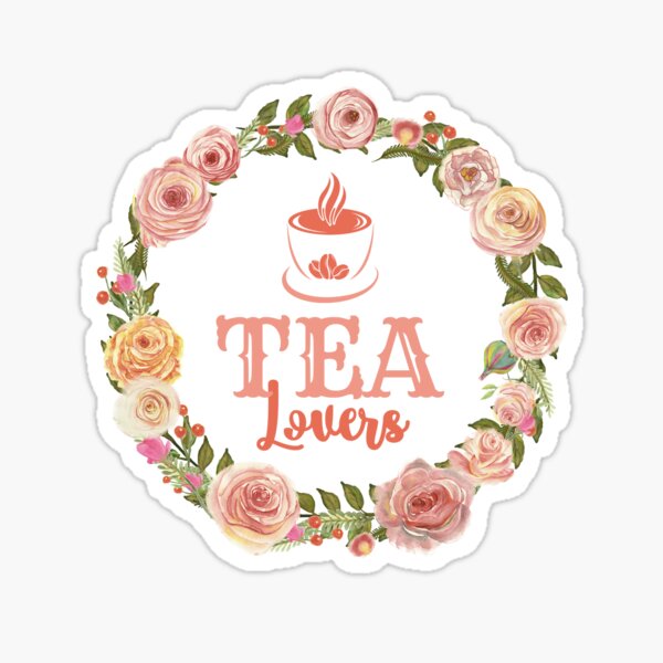 "Tea Lovers" Sticker for Sale by ibijin | Redbubble