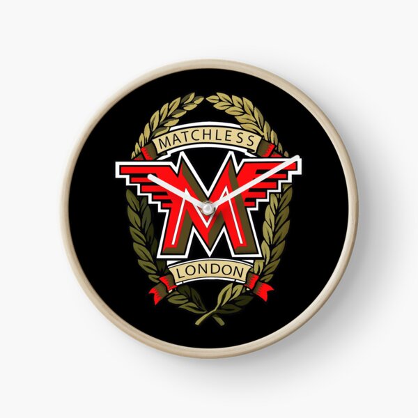 "Matchless Motorcycles London England" Clock for Sale by BarnFindDave ...