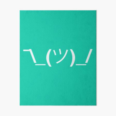 "MASK - meh ascii symbol " Art Board Print for Sale by MagiCatCoS2 ...