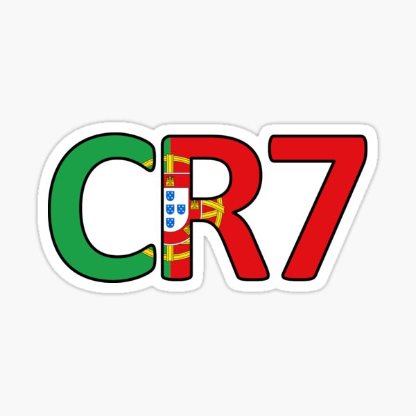 "CR7 - Cristiano Ronaldo 7" Sticker for Sale by Harley-Jay | Redbubble