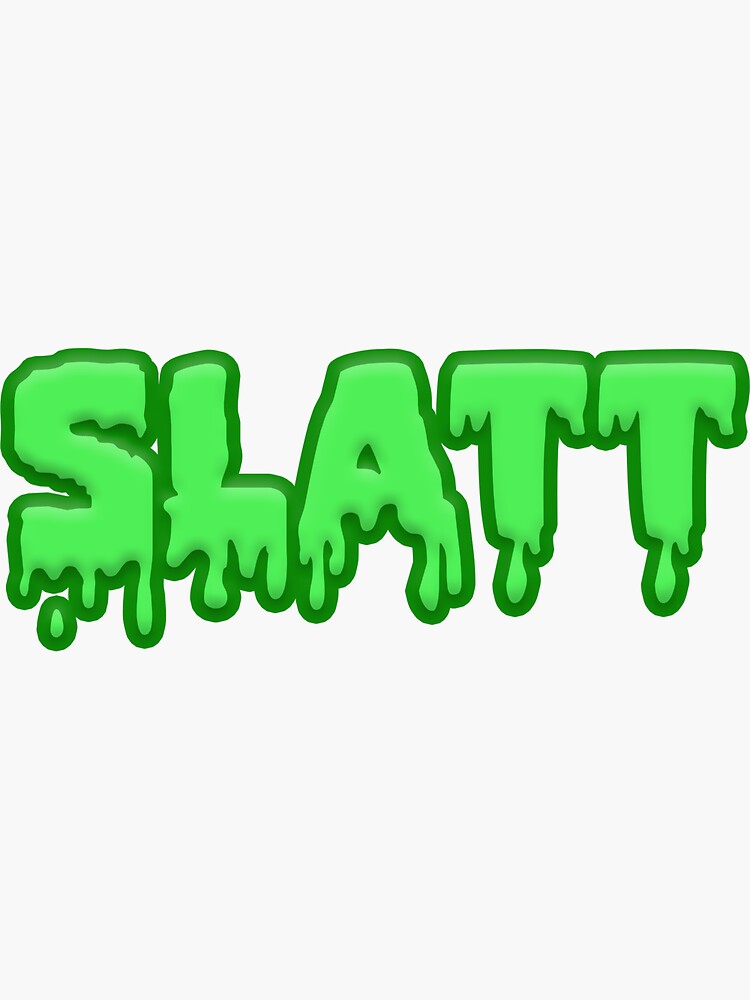 "slatt slime" Sticker by jamarim | Redbubble