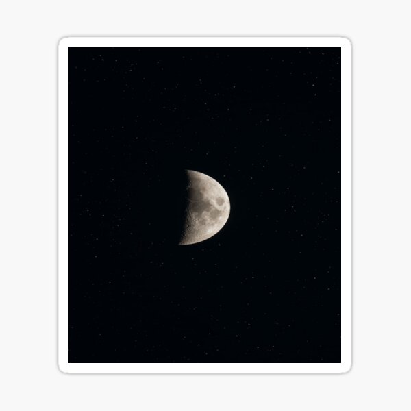 "Moon" Sticker by StyleNice | Redbubble