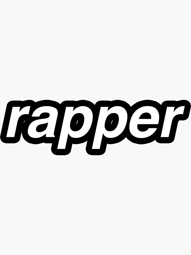"rapper" Sticker for Sale by jamarim | Redbubble