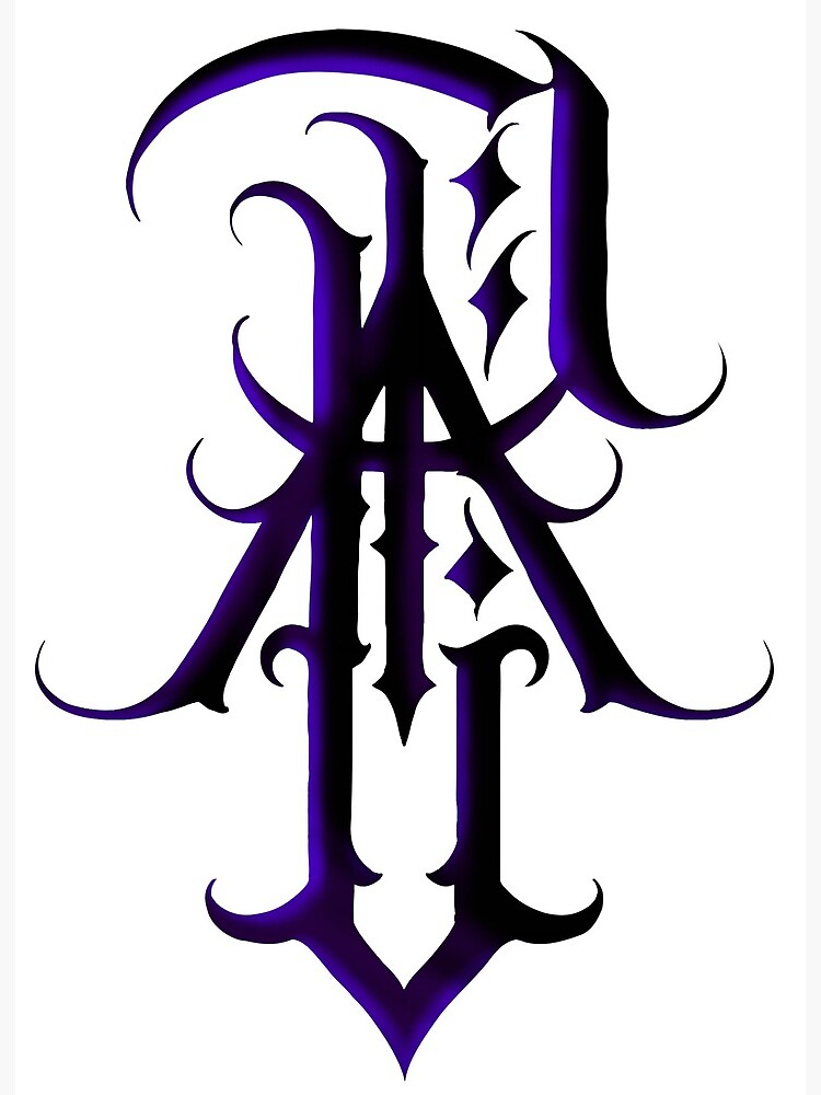 "gothic and chicane lettering" Art Board Print for Sale by INKPALI ...