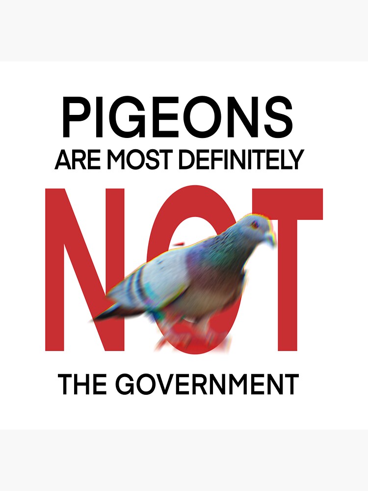 "Pigeon Propaganda" Sticker for Sale by UrPalAinsley | Redbubble