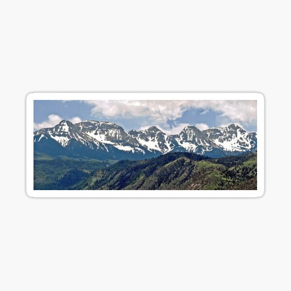 "Colorado mountains" Sticker by Razmataz4u | Redbubble