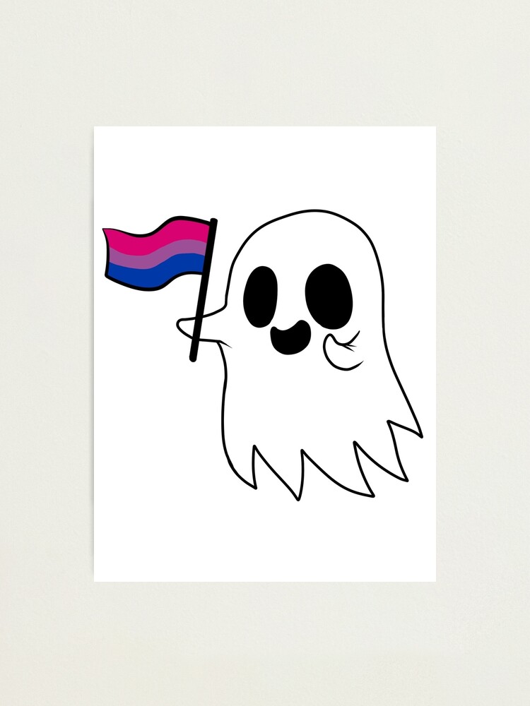 Lámina fotográfica «Orgullo Bisexual Fantasma» de RessQ | Redbubble