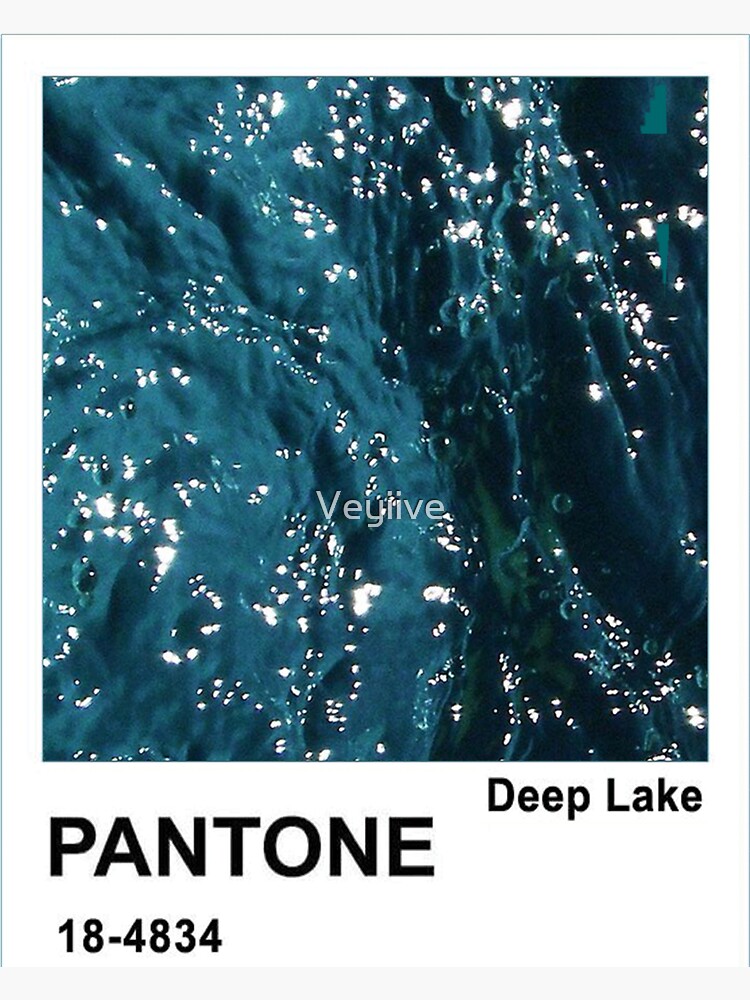 "Deep lake color " Sticker for Sale by Veyiive | Redbubble