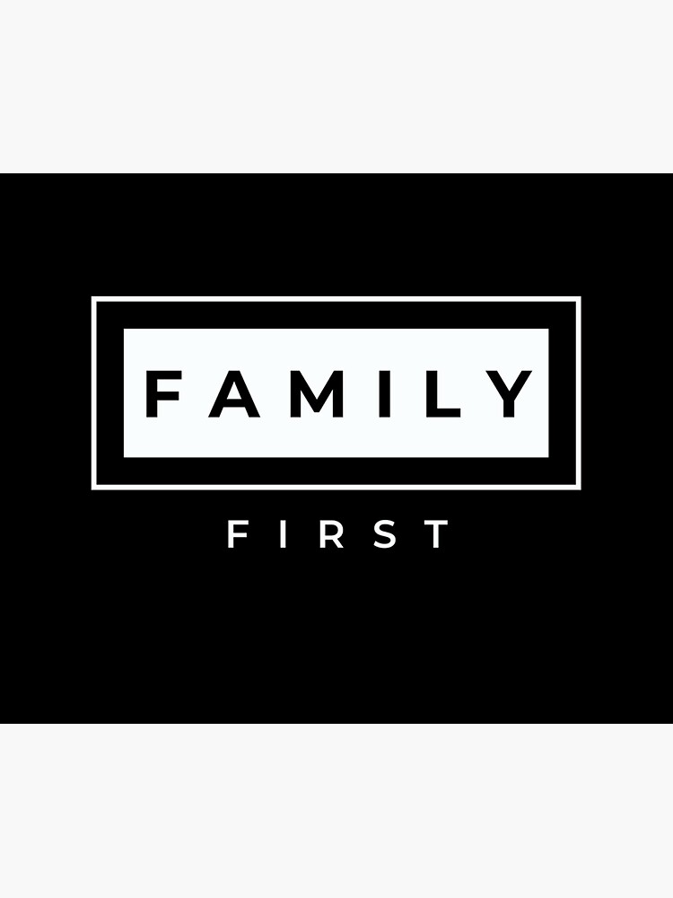 "Family First " Sticker by ModTees | Redbubble