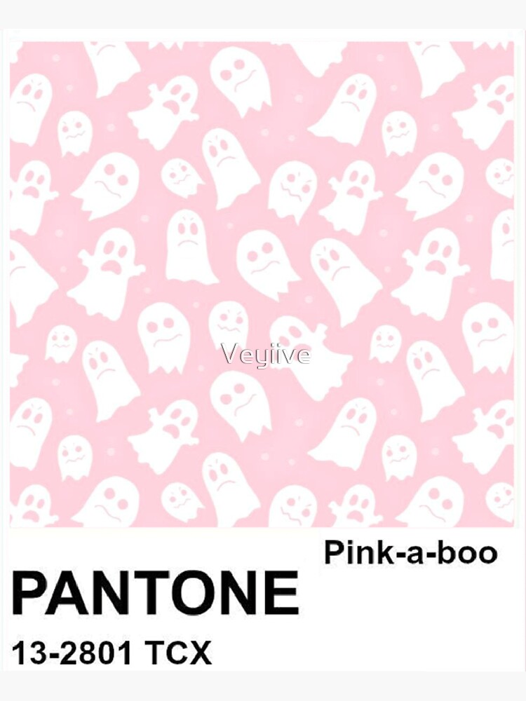 "Pink-a-boo color " Sticker by Veyiive | Redbubble
