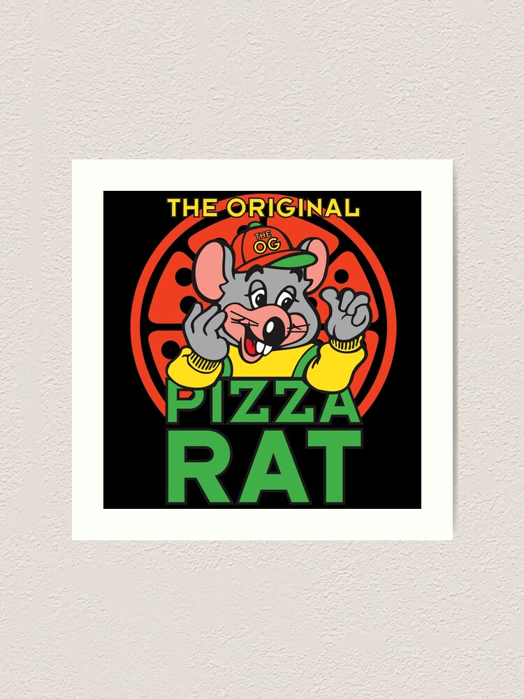 "The Original Pizza Rat" Art Print for Sale by DesignInkz | Redbubble