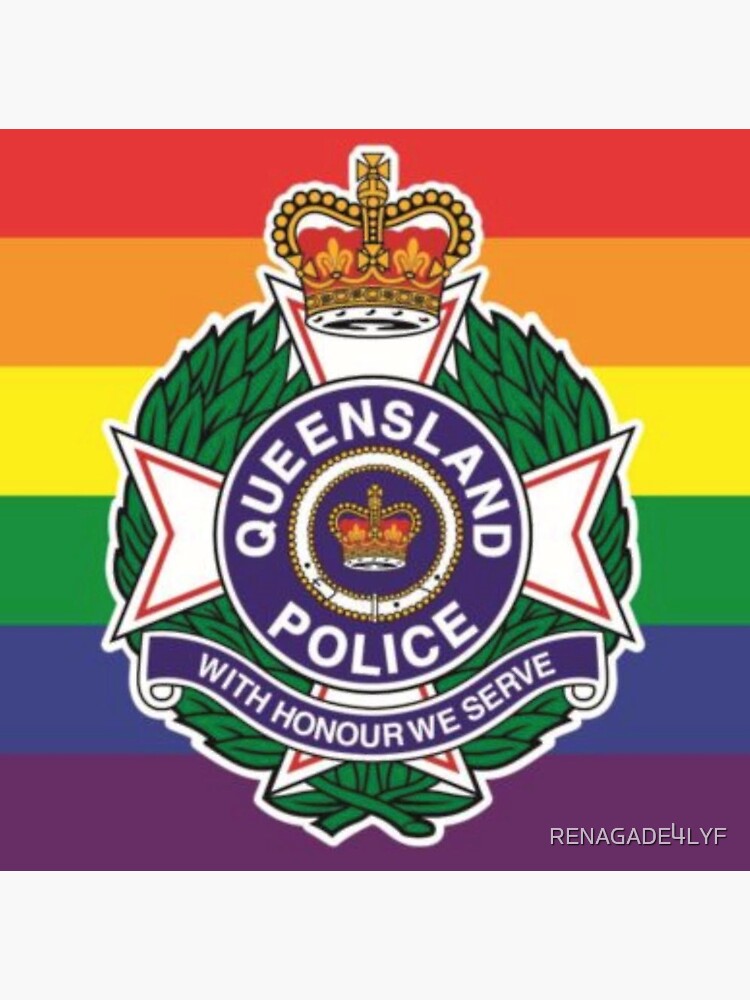 "Copy of Queensland Police LGBTQIA+ logo" Sticker for Sale by ...
