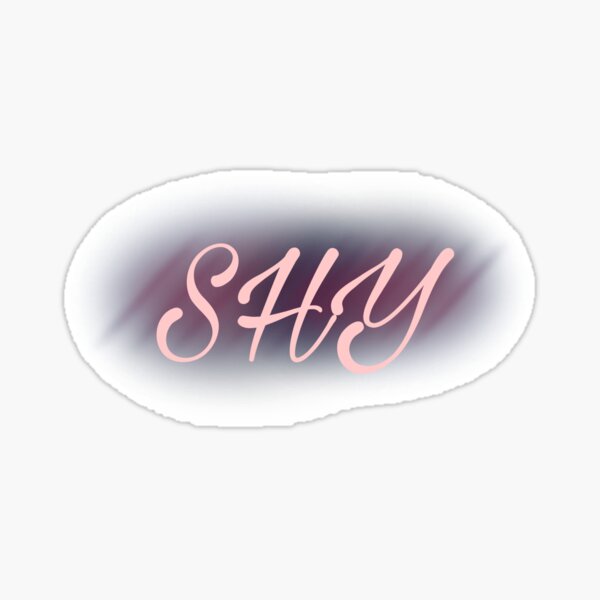"Shy gift friend" Sticker for Sale by salahnewdesign | Redbubble