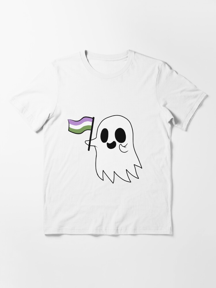 "Agender/Genderqueer Pride Ghost" T-shirt for Sale by RessQ | Redbubble ...
