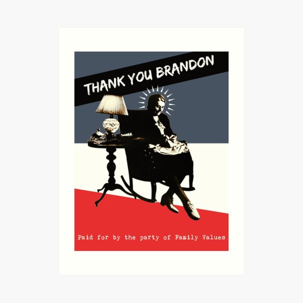 "Thank You Brandon Granny Vintage WPA Variant1" Art Print by indiecameo ...