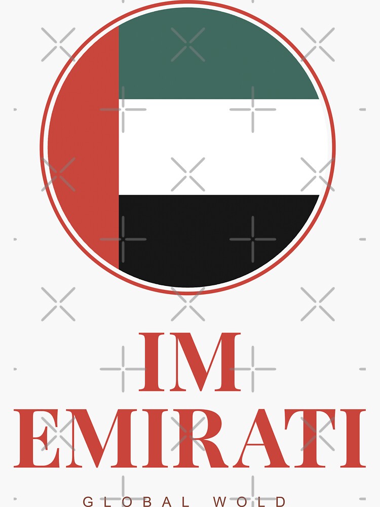 "UEA Flag" Sticker for Sale by Made-By-Art | Redbubble