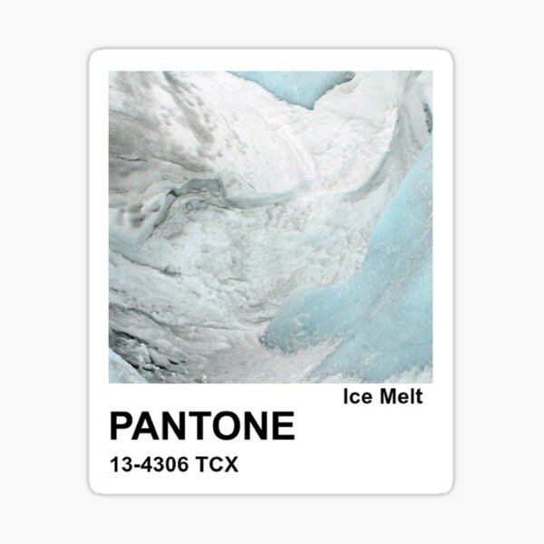 "Ice melt color " Sticker for Sale by Veyiive | Redbubble