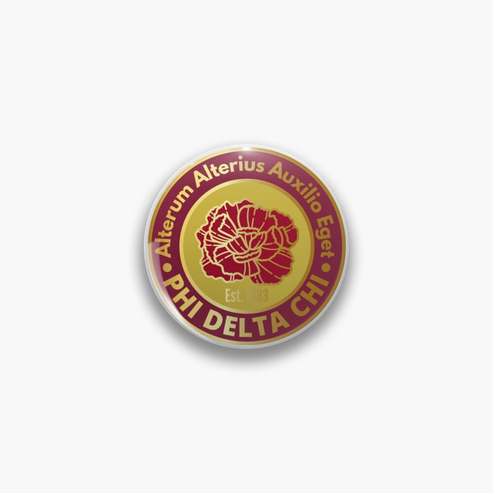 "Phi Delta Chi Logo Gloss" Sticker for Sale by GoldenZodiac | Redbubble