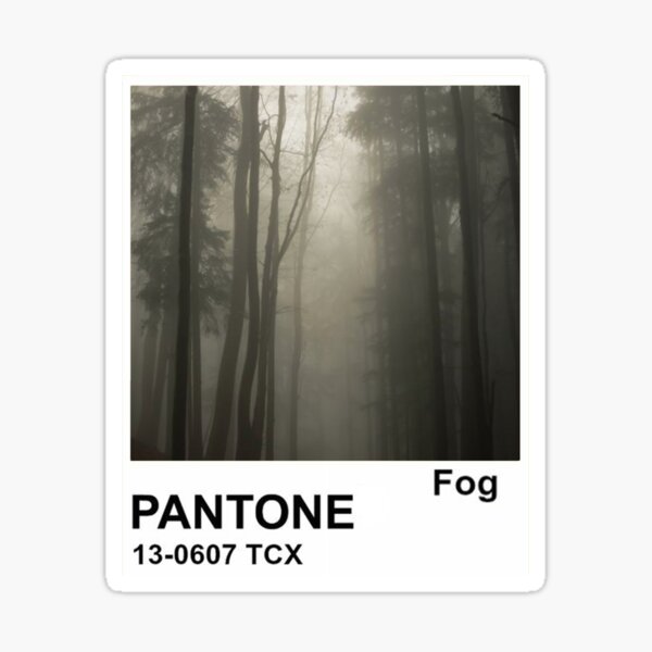 "Fog color " Sticker for Sale by Veyiive | Redbubble