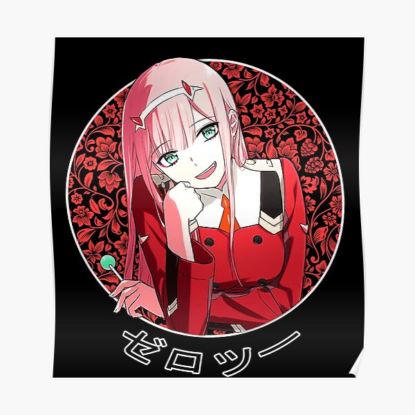 "Zero two candy smyle" Poster for Sale by rataireni | Redbubble