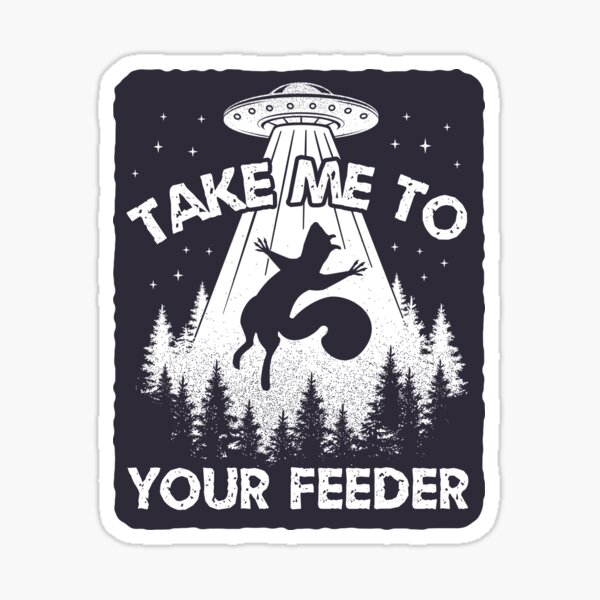 "Funny Alien Abduction Squirrel Lover Gift - Take Me To Your Leader Pun ...