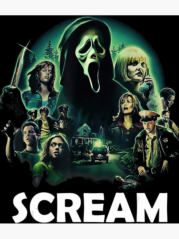 "Scream Ghostface Creepy Halloween 80s Horror" Art Print by PhongHo ...