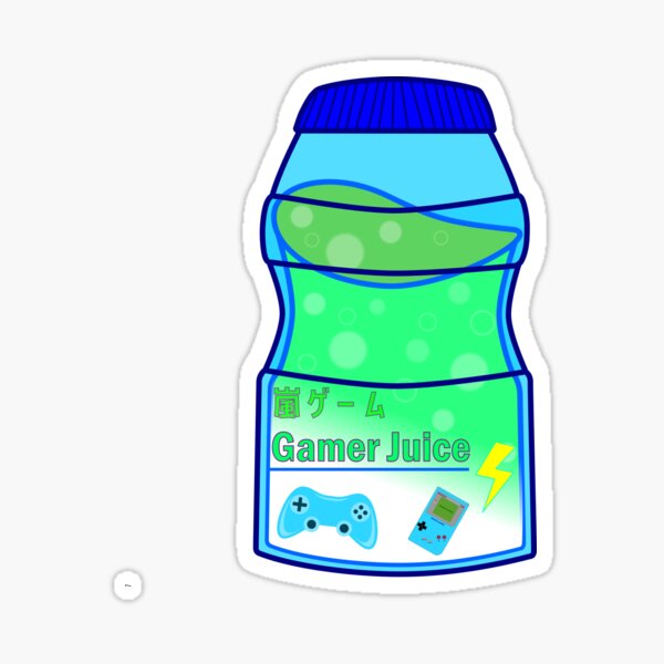 "Gamer Juice" Sticker by ArashiiGames | Redbubble