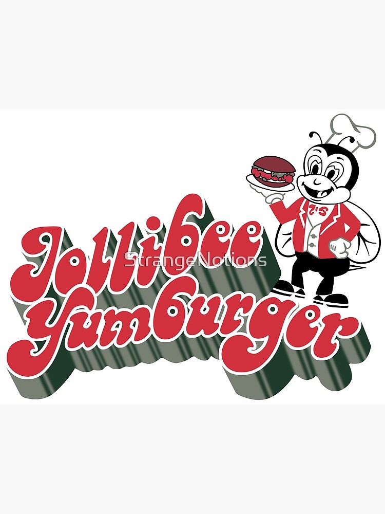 "Defunct Jollibee Yumburger 1978–1980 Burger Restaurant Logo" Art Print ...