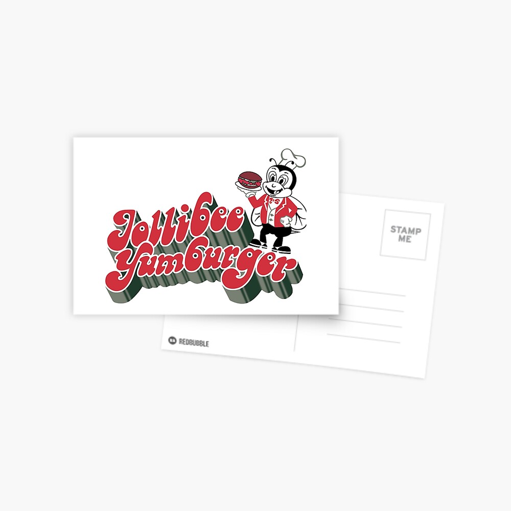 "Defunct Jollibee Yumburger 1978–1980 Burger Restaurant Logo" Postcard ...