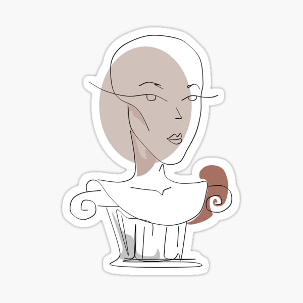 "Sculpture" Sticker for Sale by Paperwindow | Redbubble