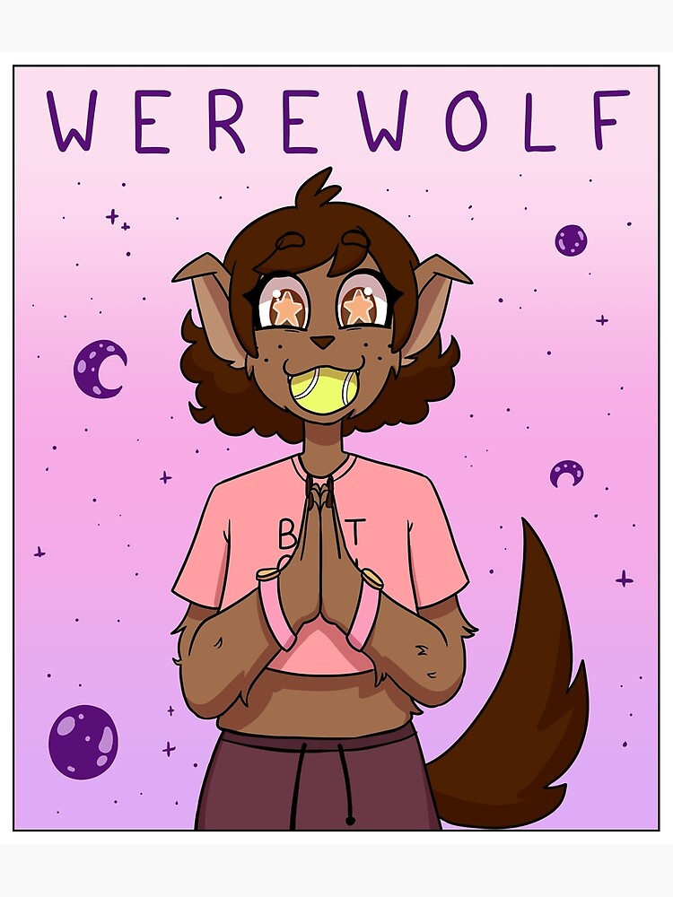 "Werewolf Girl" Poster for Sale by Spider-Burger | Redbubble