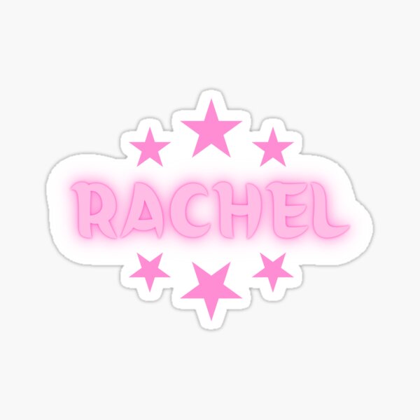 "Lovely Girl Named Rachel" Sticker for Sale by PatternsUp | Redbubble