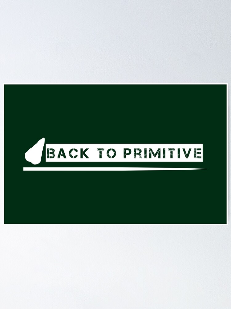 "Prehistoric, back to primitive, Stone age" Poster for Sale by ...
