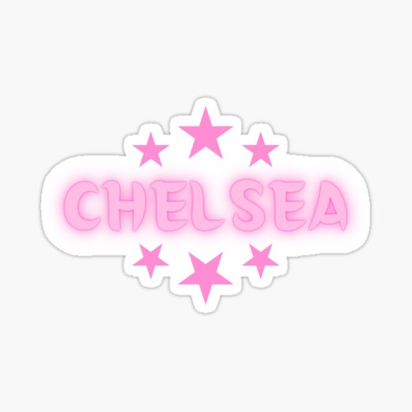 "Lovely Girl Named Chelsea" Sticker for Sale by PatternsUp | Redbubble