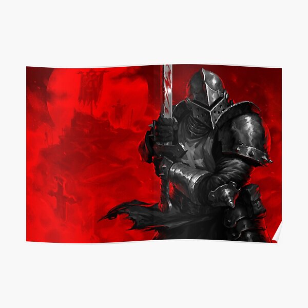 "The Knight" Poster for Sale by RedmondBarren | Redbubble